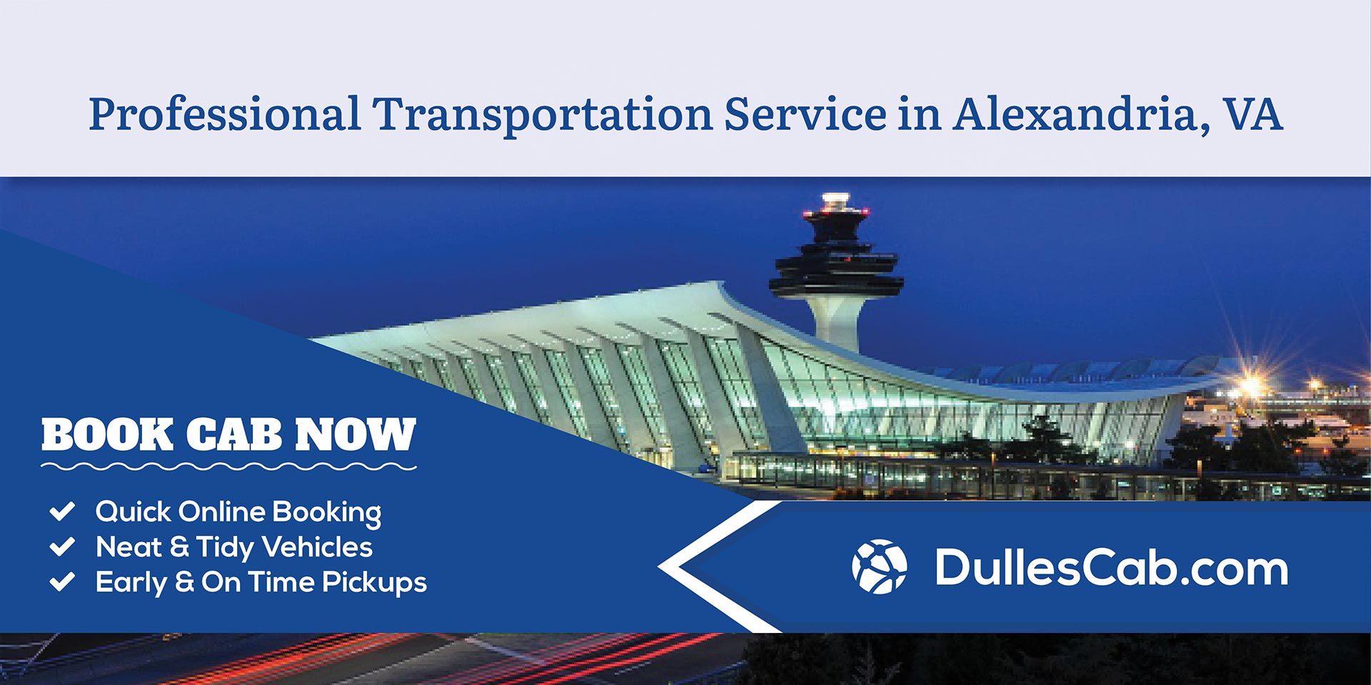 Alexandria Cab - Taxi Transportation in Alexandria, VA - Dulles Cab