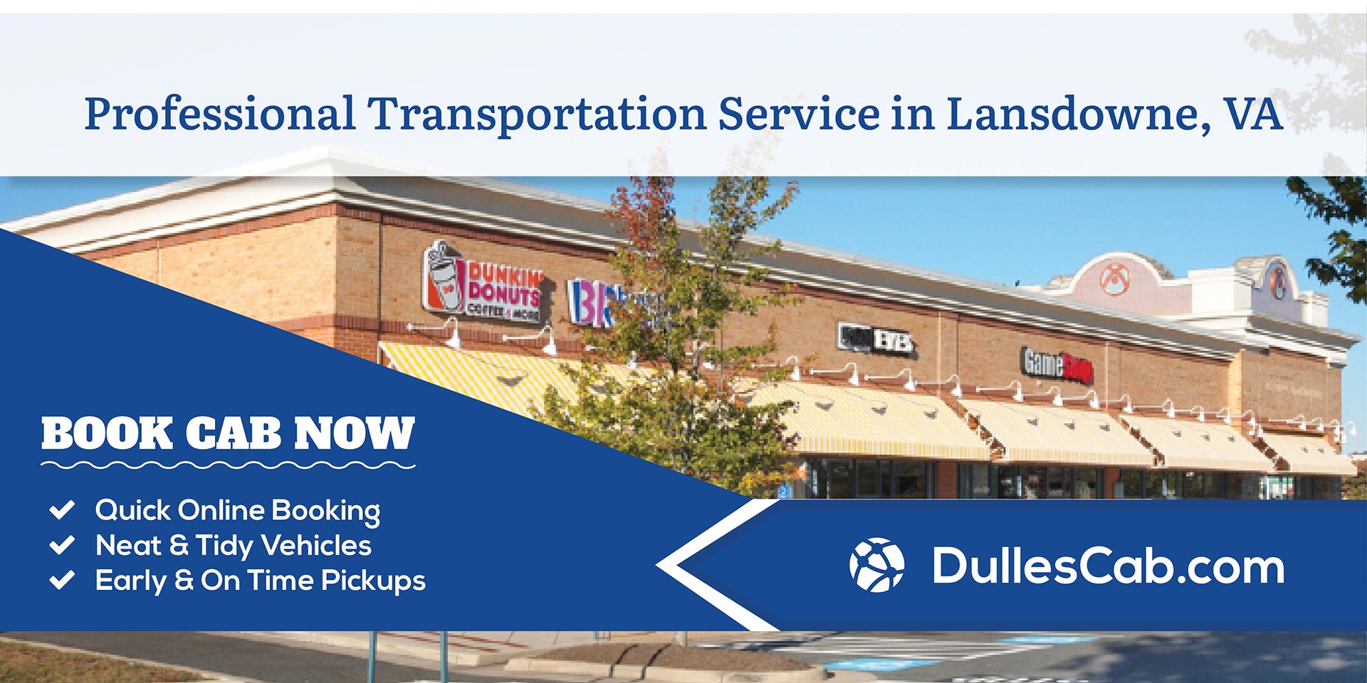 Lansdowne Cab - Taxi Transportation in Lansdowne, VA - Dulles Cab