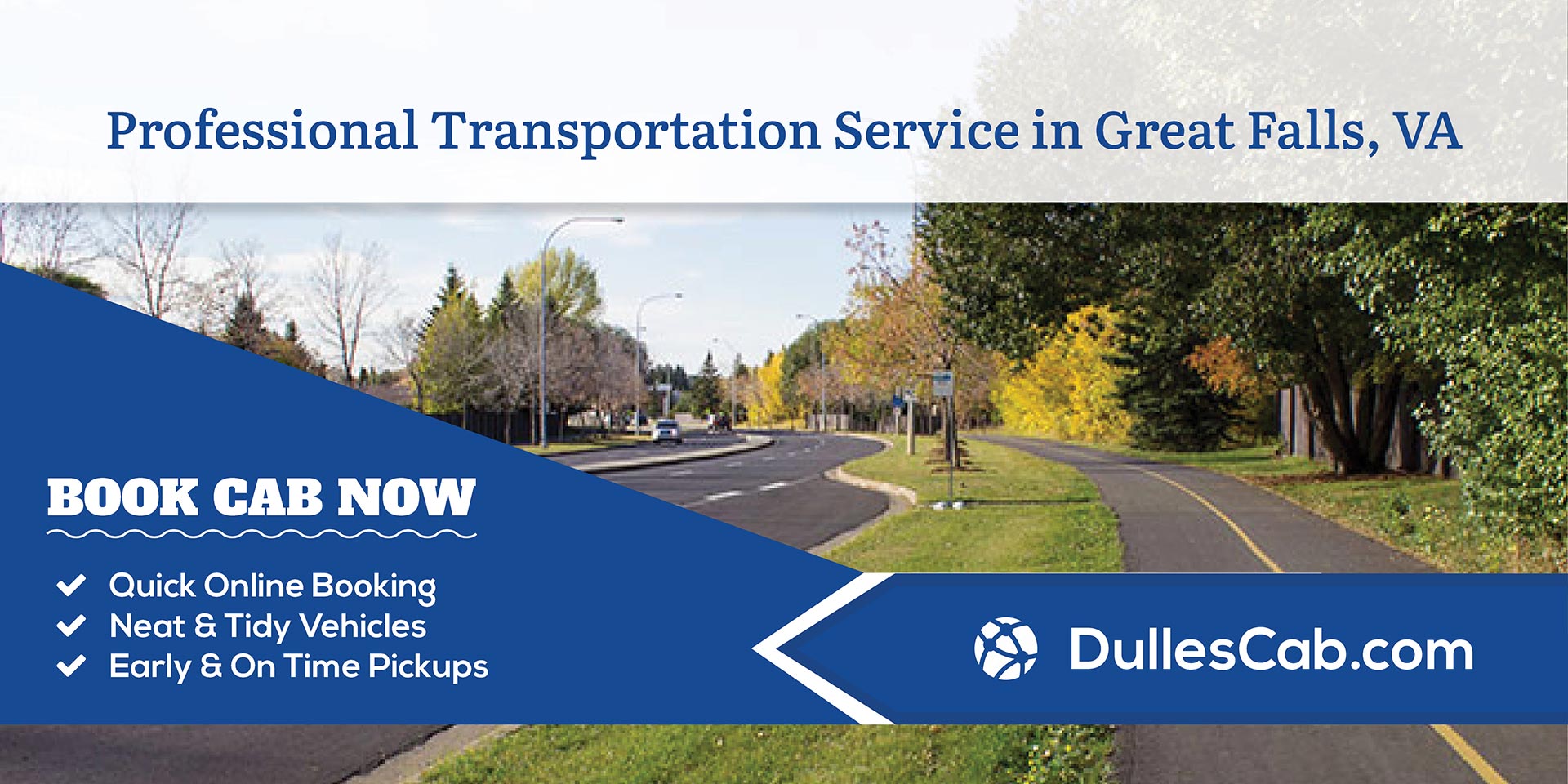 Great Falls Cab - Taxi Transportation in Great Falls, VA - Dulles Cab
