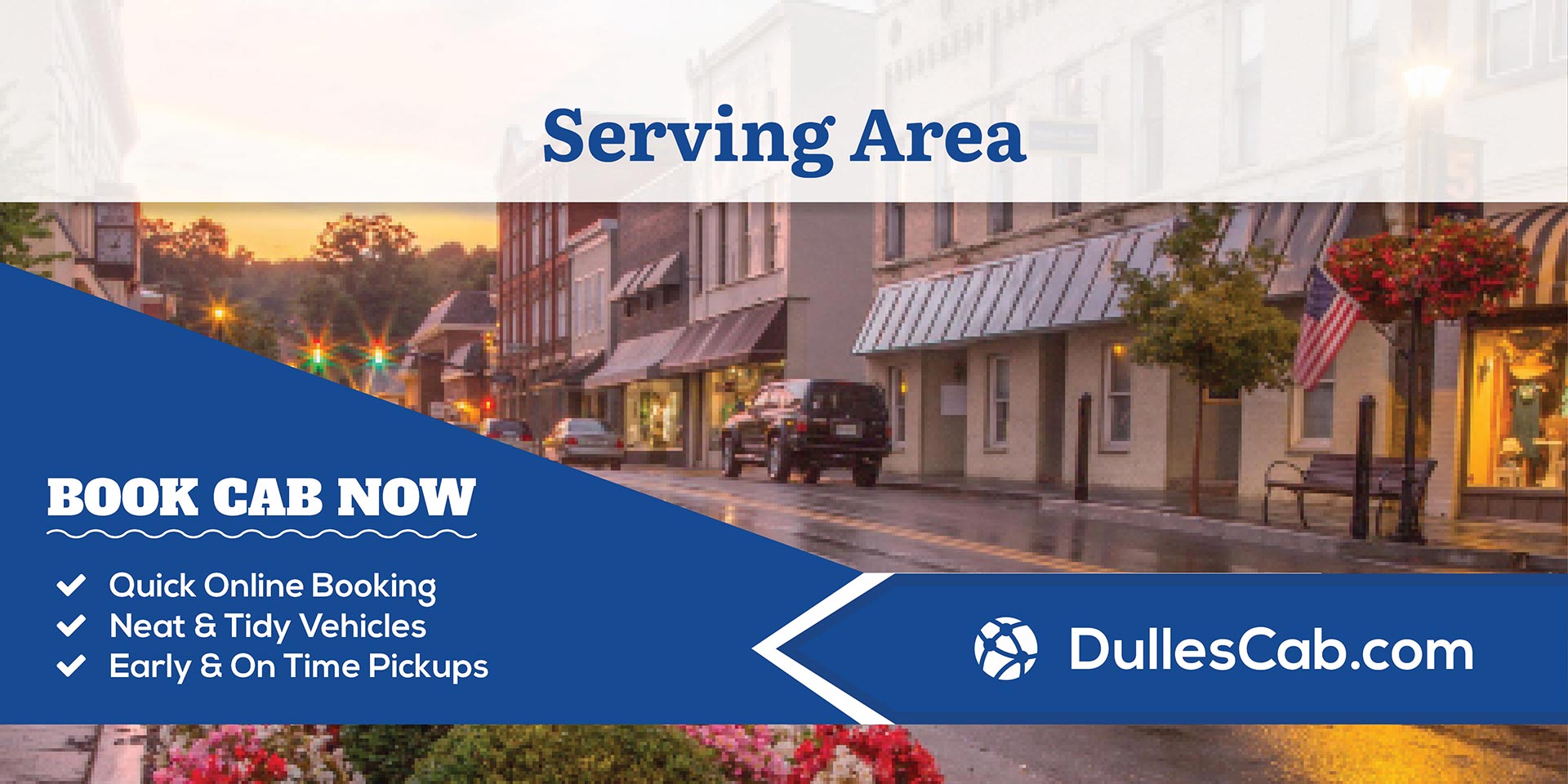 Dulles Cab Transportation for Virginia, Maryland & Washington D.C.